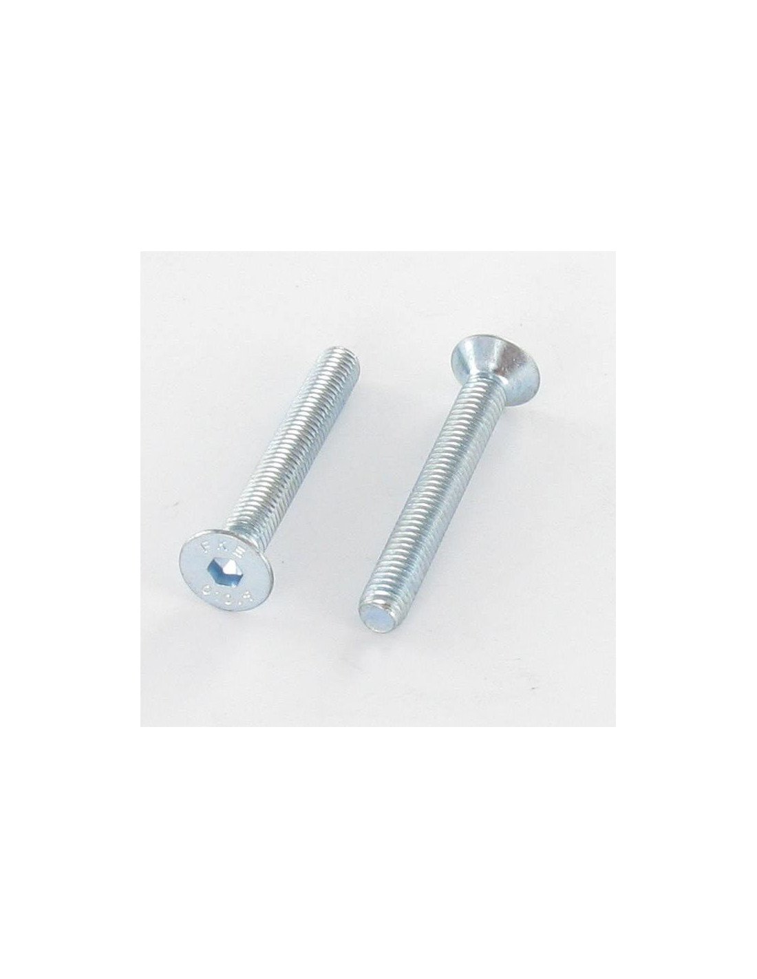 Vis métaux FHC tête fraisée empreinte hexagonale creuse M10X65 Filetage total Classe 10.9 Clé de ...