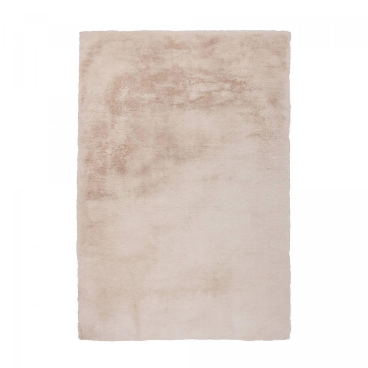 Tapis longs poils shaggy 180x280 rectangle tufté rose motif uni SG UNI | Leroy Merlin