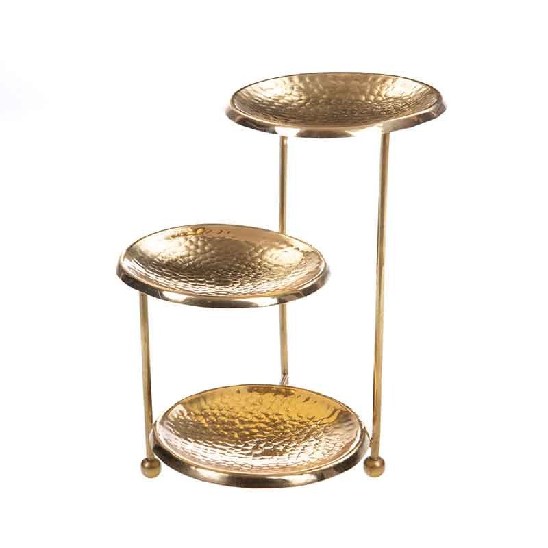 Porte bijoux rond doré 15x15cm | Leroy Merlin