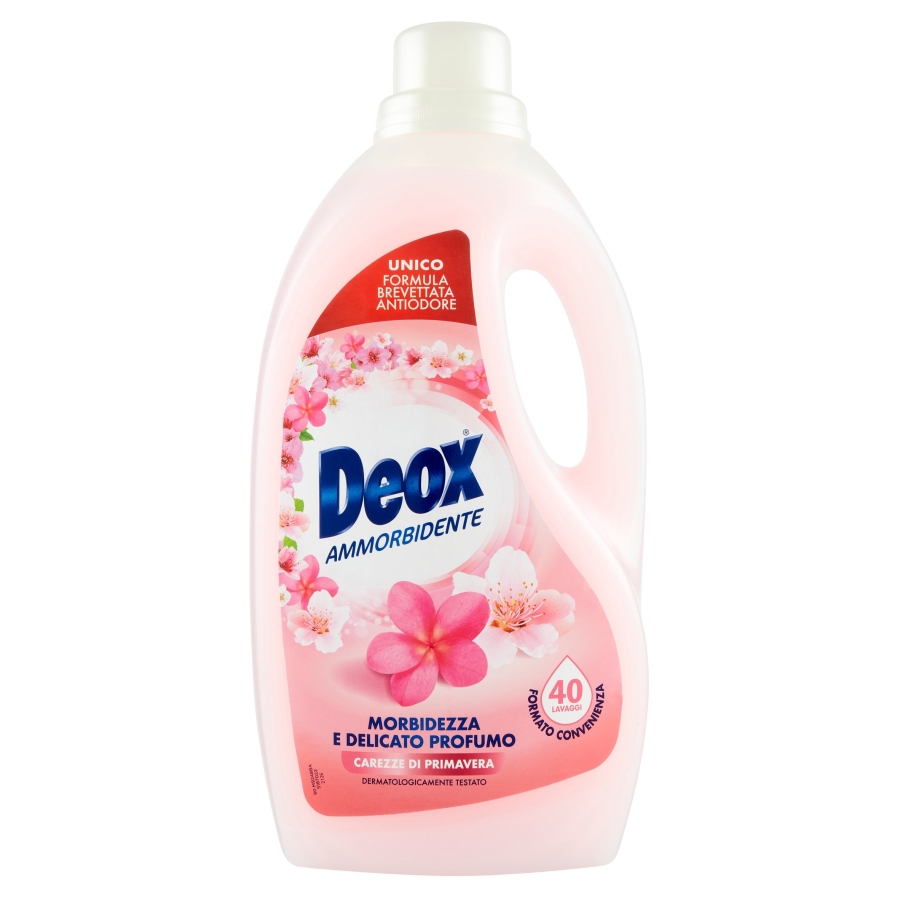 Suavizante de Telas Deox 2000 Ml. 40 lavados de caricias primaverales | Leroy Merlin
