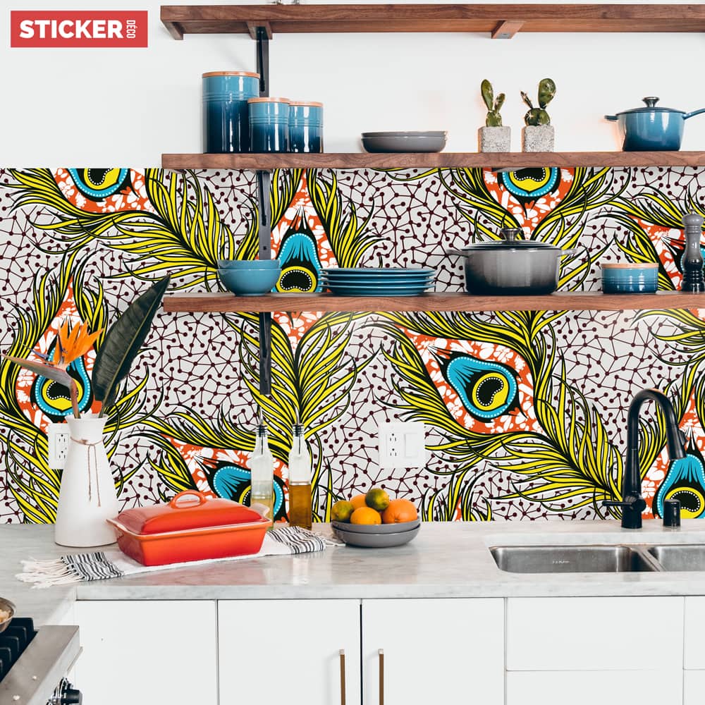 Crédence Adhésive Wax Plume - 300 x 60 cm | Leroy Merlin