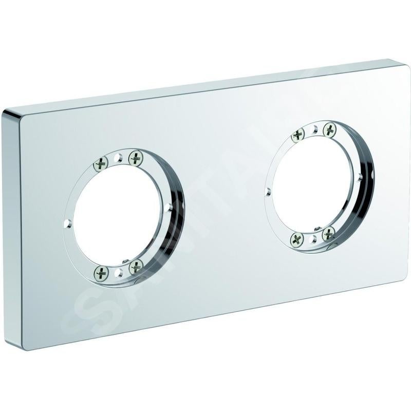 Ideal Standard Archimodule - Rosette de revêtement à 2 trous 83 x 166 mm, chrome A1505AA | Leroy ...