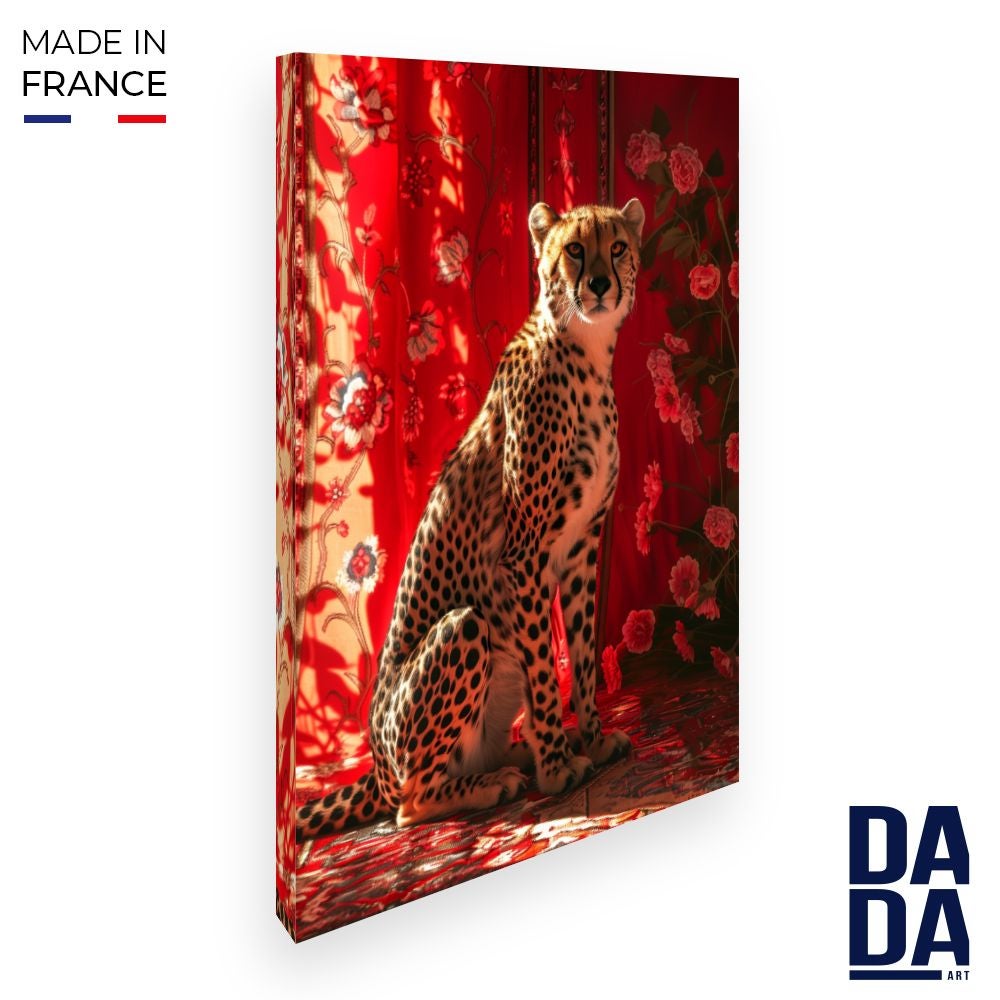 Toile murale Cheetah élégant / 75x112cm / Fabriqué en France ...