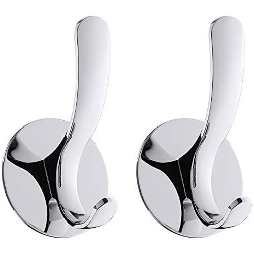 4 Pièces Adhesif Crochet Mural en Acier INOX sans Perçage Porte ...