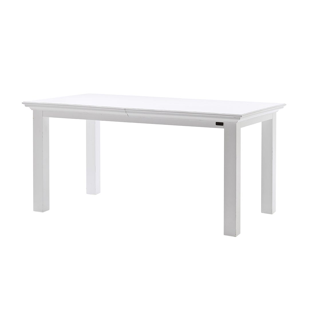 Halifax Table de salle à manger extenstible papillon, blanc. | Leroy Merlin