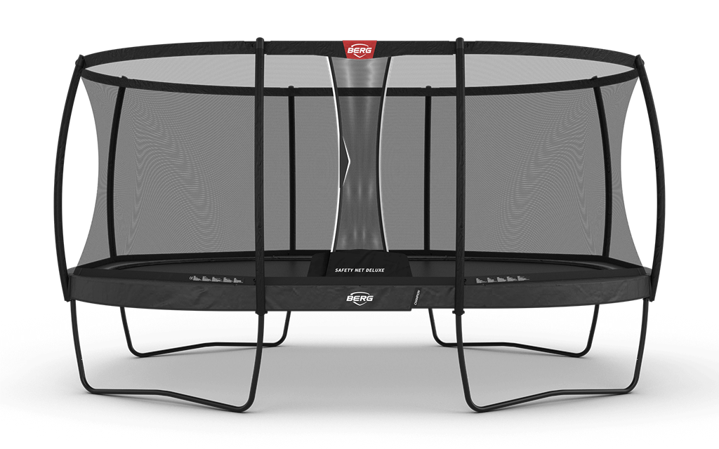 Trampoline Grand Champion Regular 520 Grey + Filet de sécurité Deluxe ...