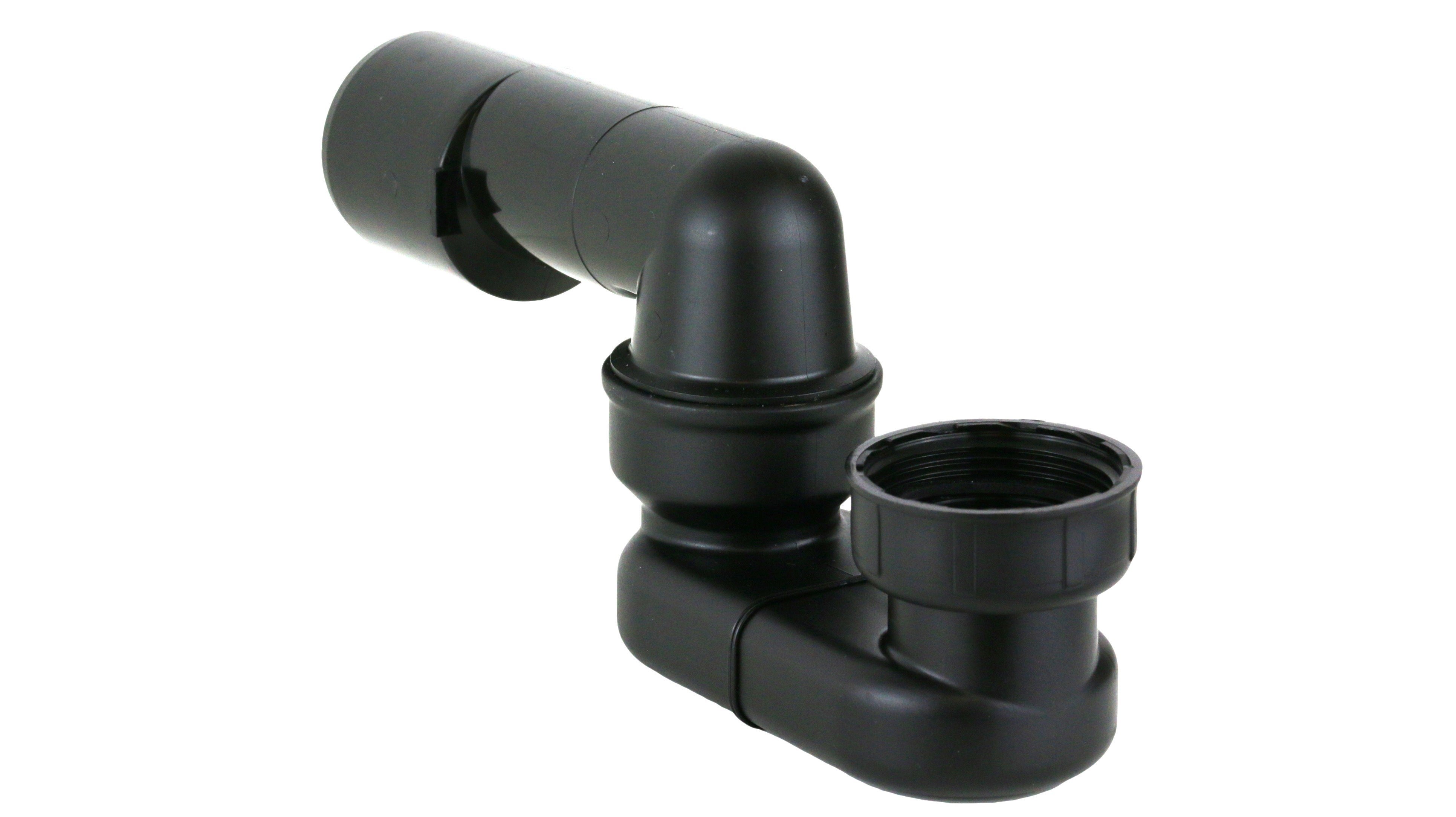 Siphon pour colonne de vidange de bain avec sortie Ø50 - Ø40 mm Vicario ...