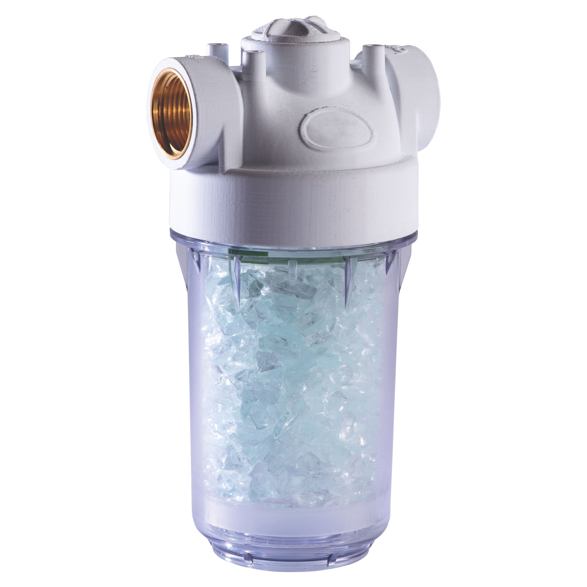 Mini-filtre double action anti-corrosion et anti-calcaire pour chauffe ...