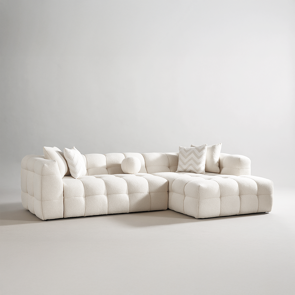 Canapé angle droit LUNA 3 places | Leroy Merlin