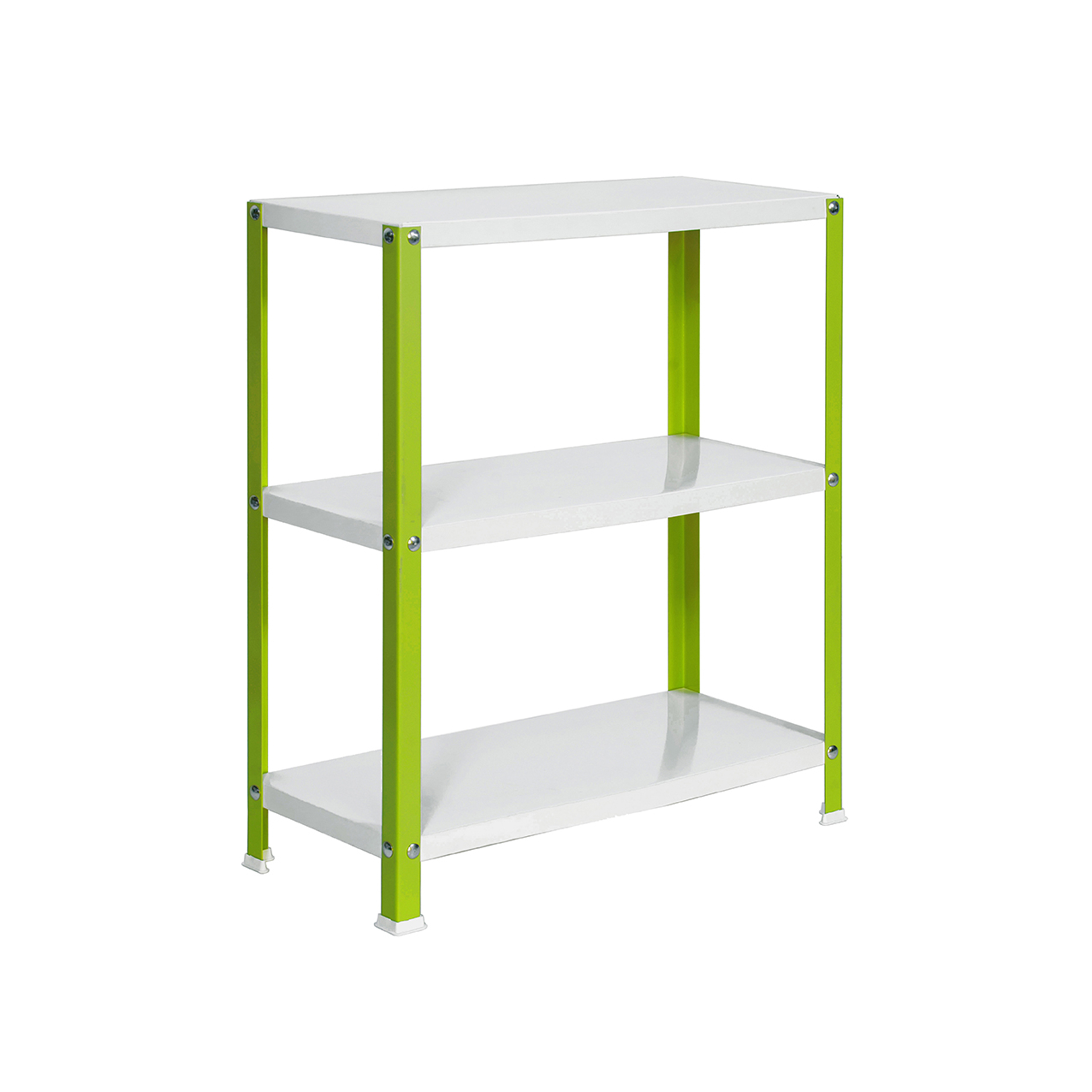 Étagère métallique sans vis SIMONHOME CLASSIC PLUS 3/400 VERT/BLANC | Leroy Merlin