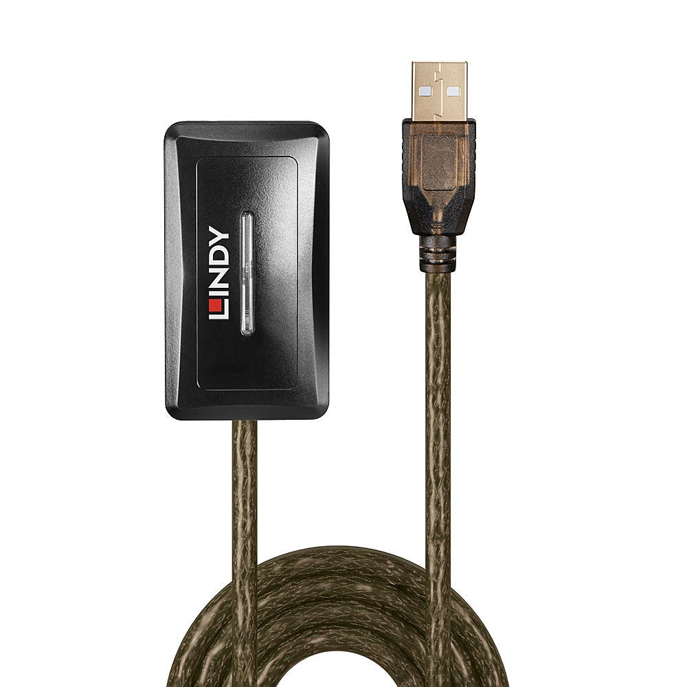 Rallonge usb 2.0 amplifiée avec hub 10m LINDY | Leroy Merlin
