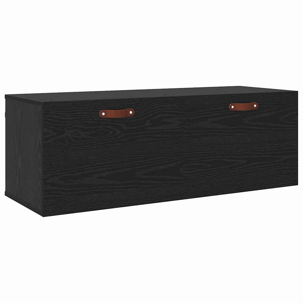 Armario de pared - Vestidor Roble Negro 100 x 36,5 x 35 cm | Leroy Merlin