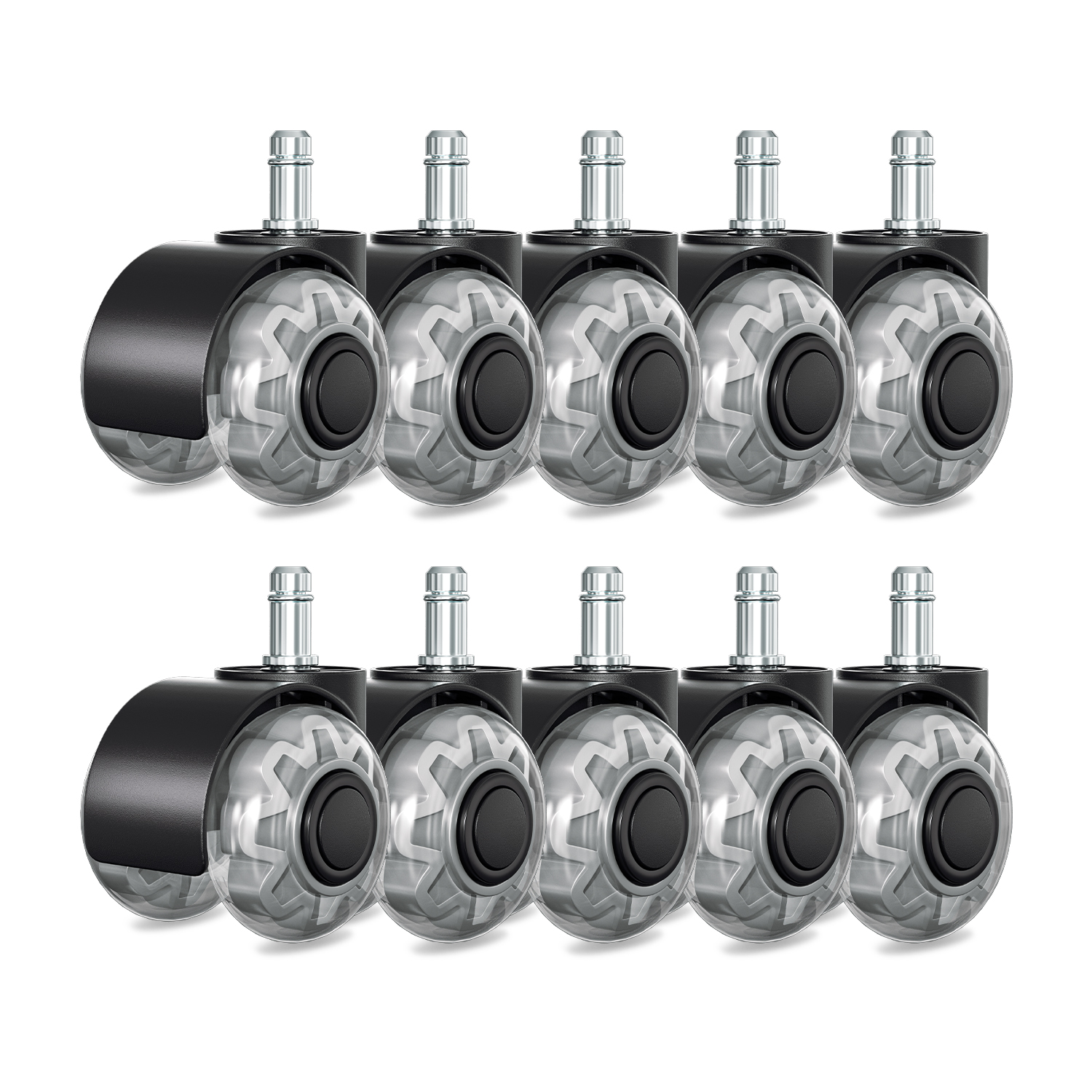 Roulettes pour chaises de bureau 10 pièces Roulette Chaise Bureau de ...