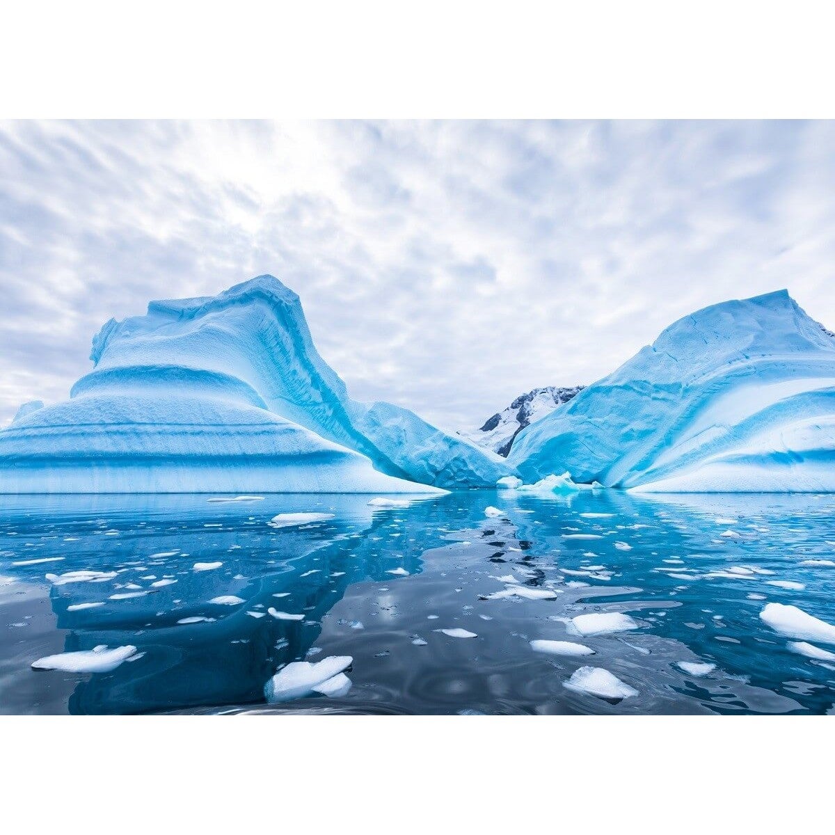 Tableau mural paysage blanc | Leroy Merlin