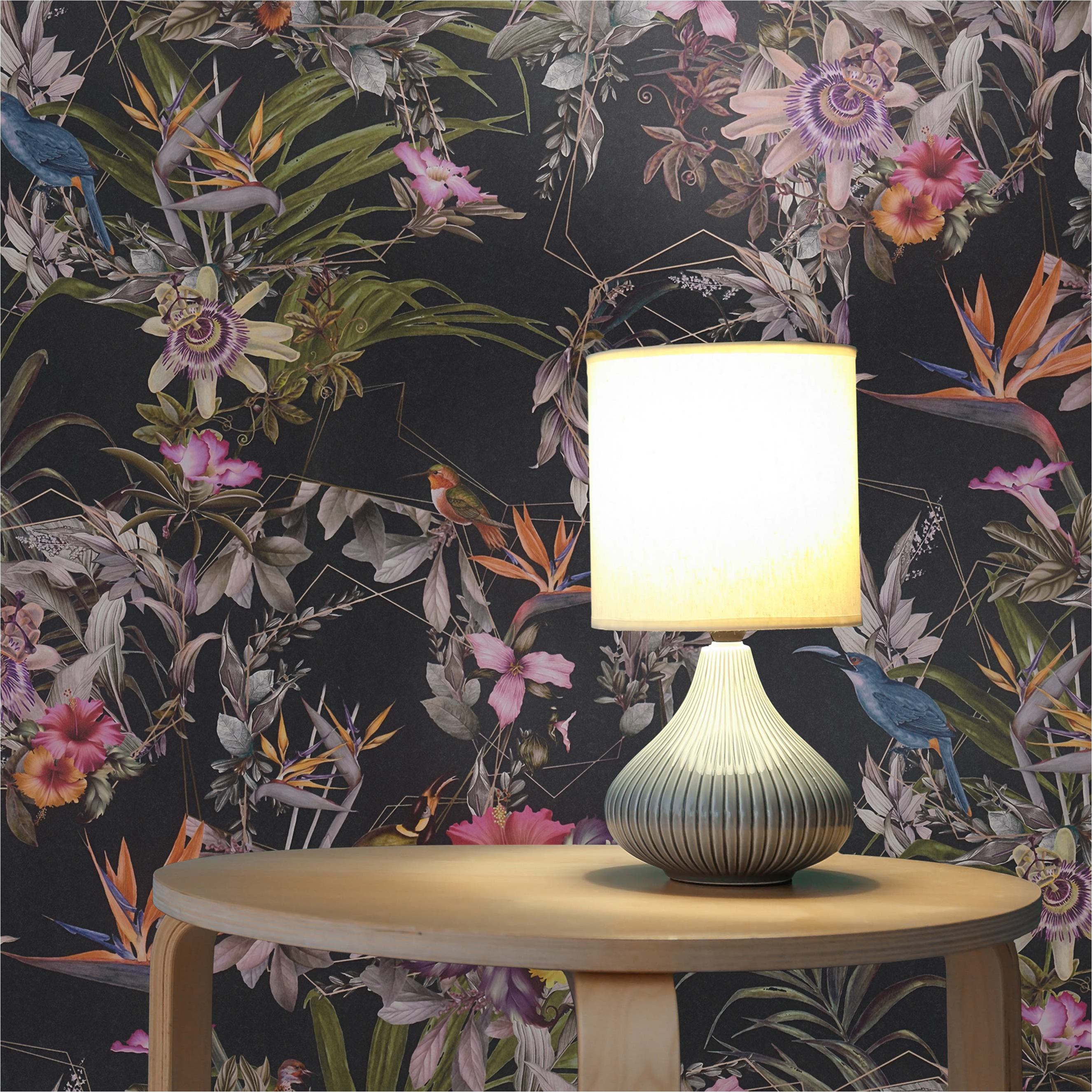 Papier Peint Animaux Maria M1-No.787 Papier peint intissé Noir Orange ...