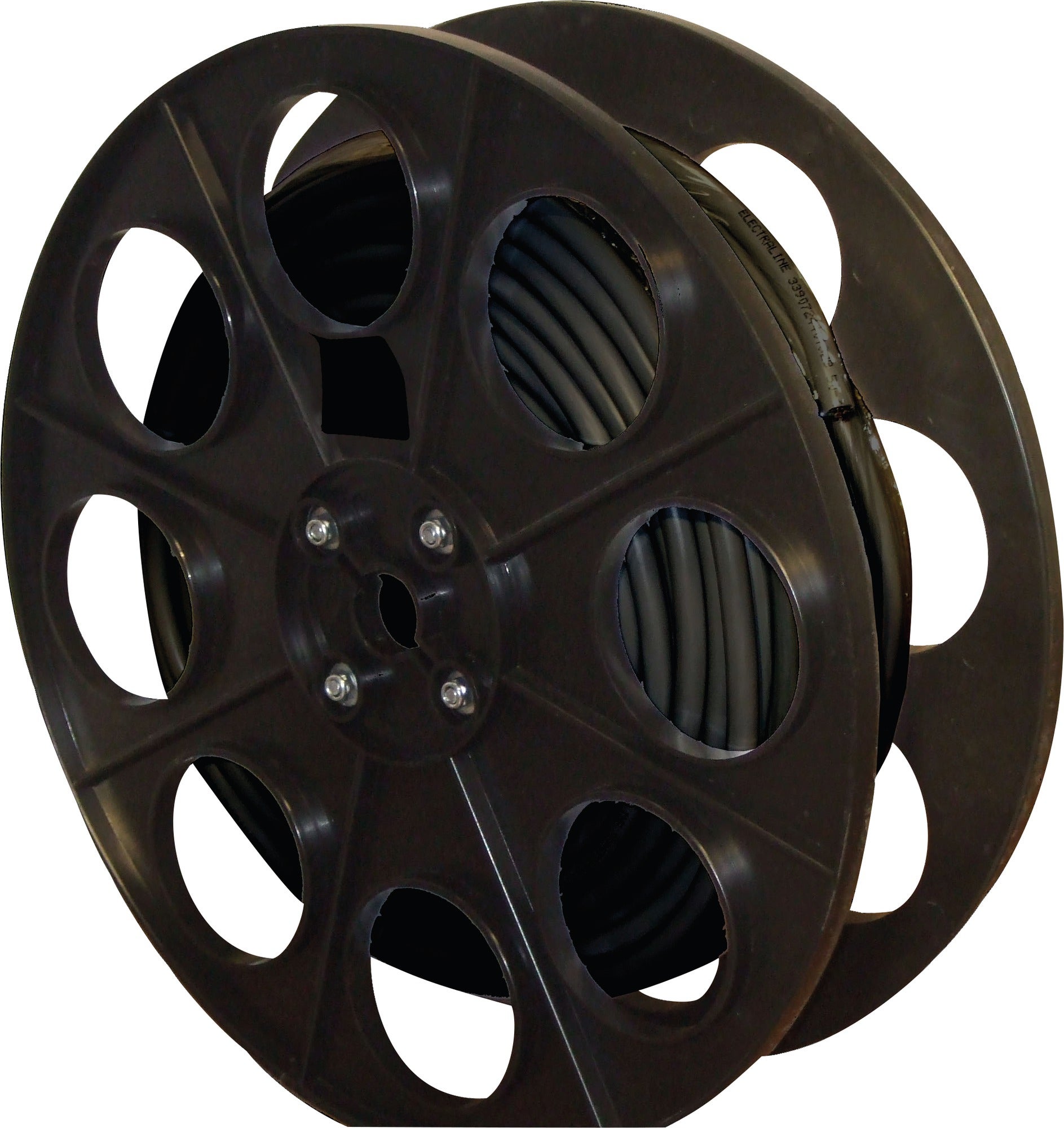 Câble U-1000 R2V noir mètré 2,5 mm² Dhome - Demi Touret - Longueur 50 m ...