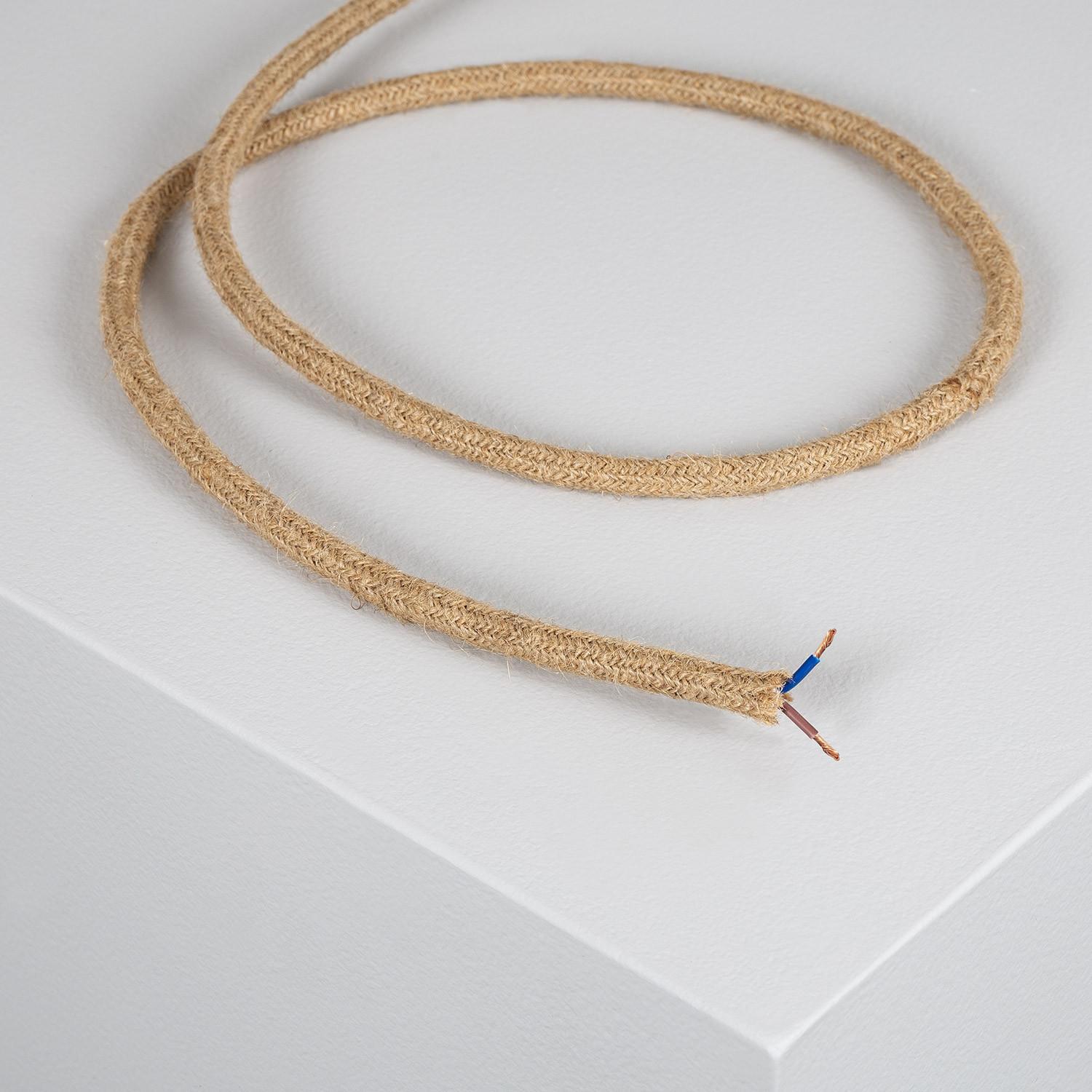 Câble Électrique Textile Naturel Cáñamo 6 m | Leroy Merlin