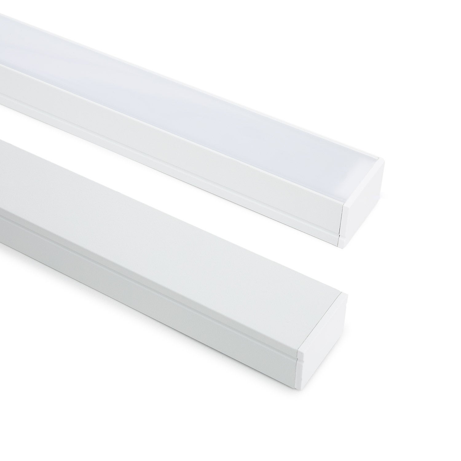 Ledkia Perfil Aluminio Superficie para Tira LED hasta 22 mm con Tapa ...