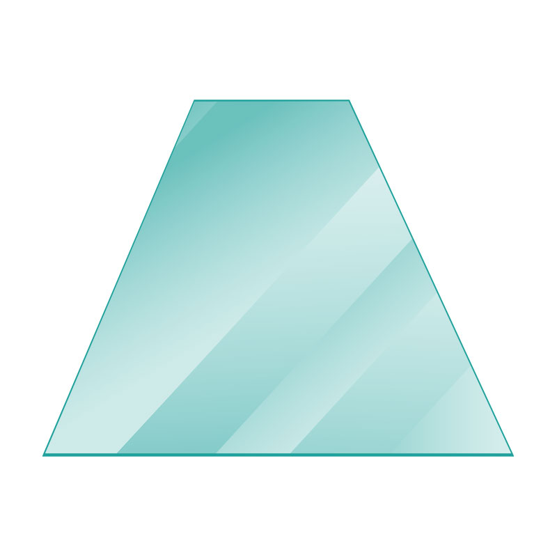 Vitre Trapèze isocèle pour Godin GOLDEN | Leroy Merlin