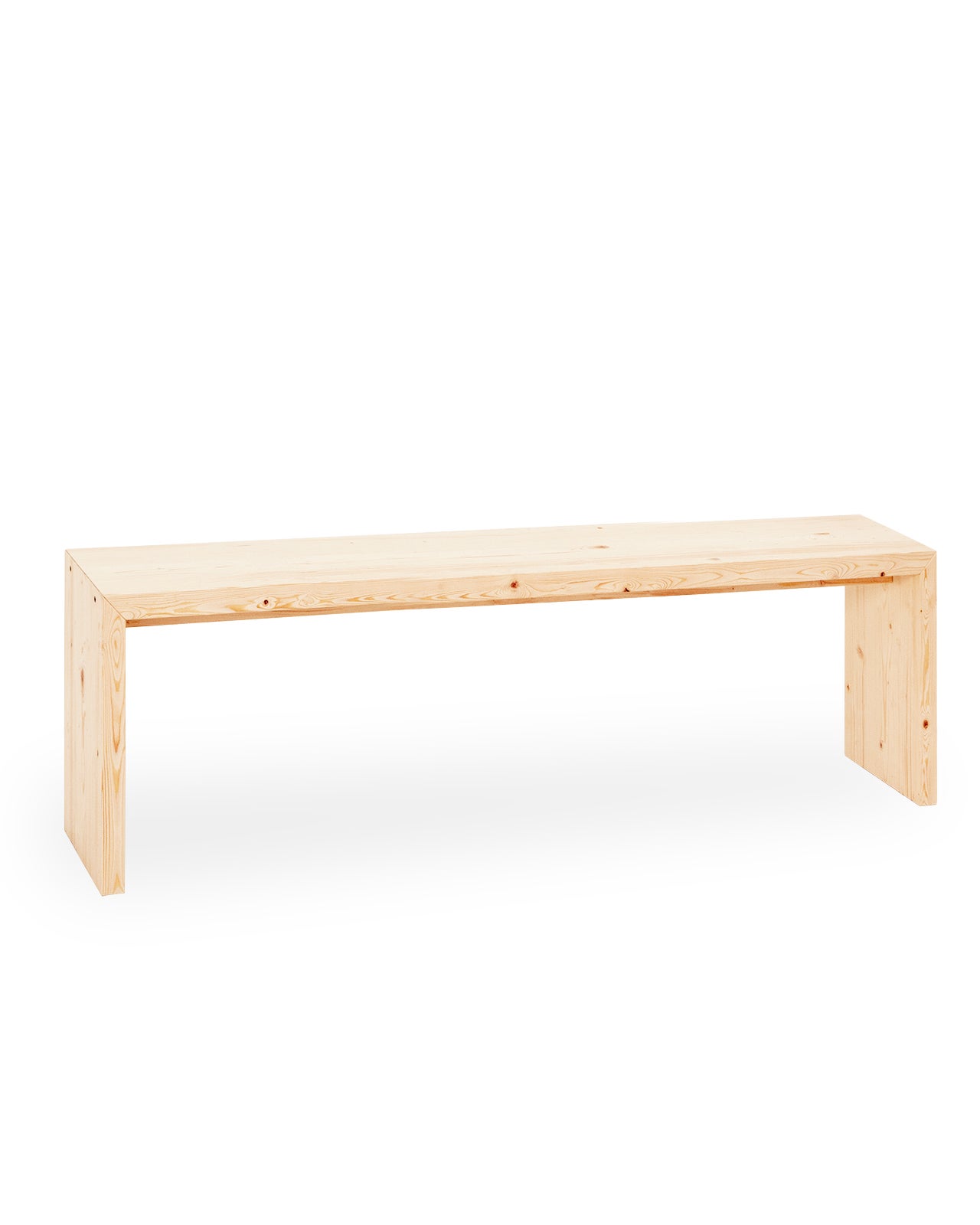 TELVA - Banc en bois massif ton naturel 145x45x30cm - DECOWOOD | Leroy ...