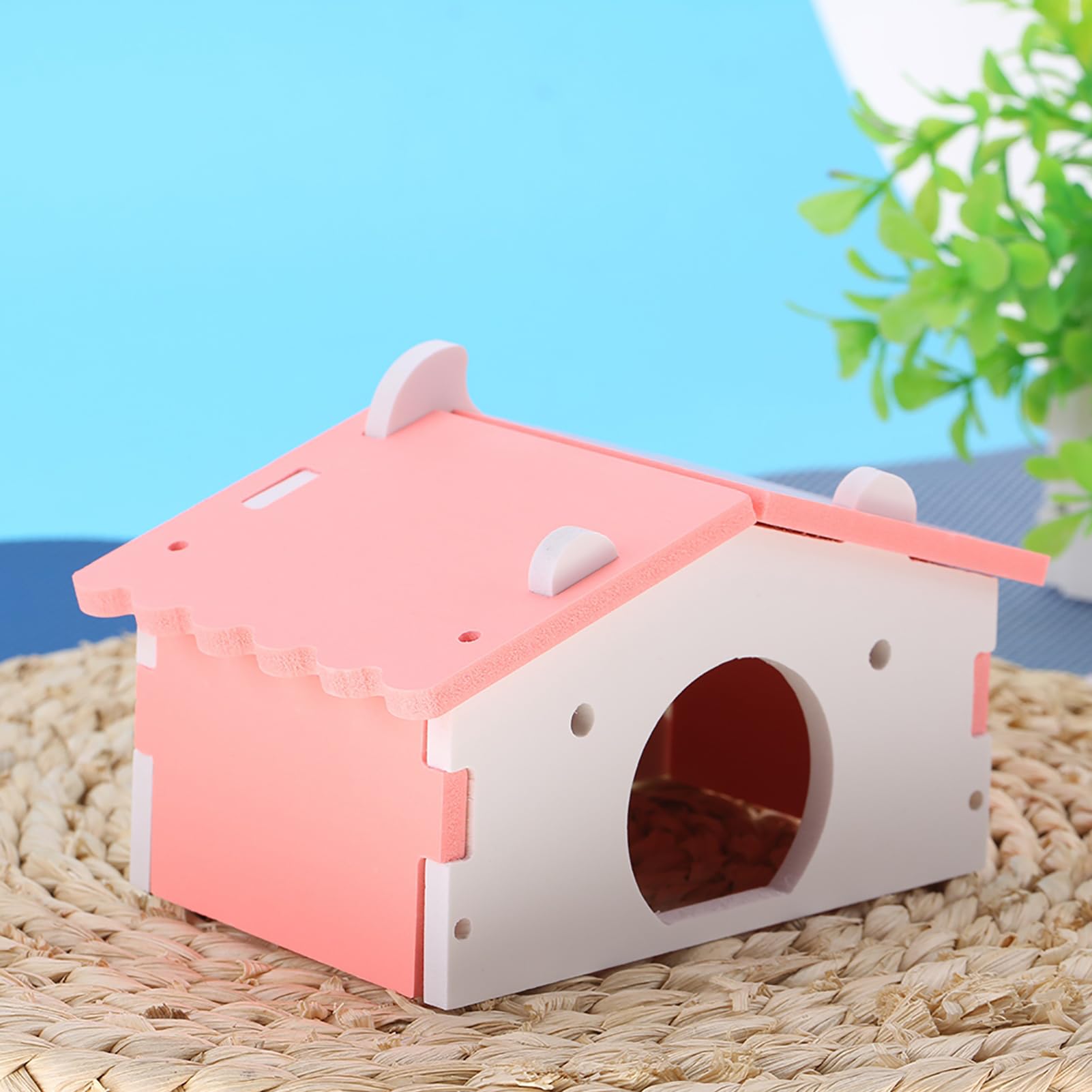 Bonita y moderna casa para dormir para hámster, resistente al agua y ...
