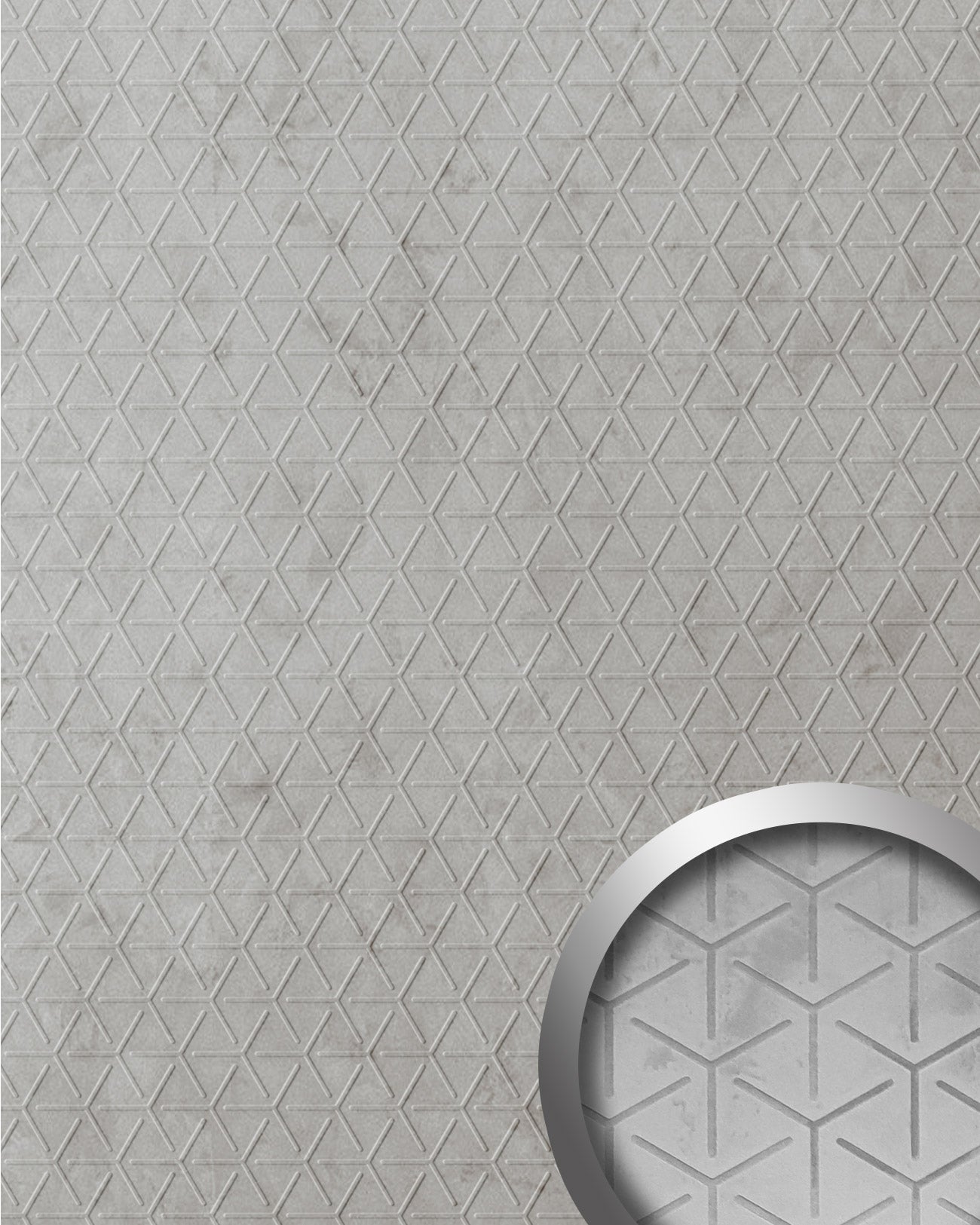 Panneau décoratif WallFace 3D aspect textile 22740 CUBE VELVET Pearl ...
