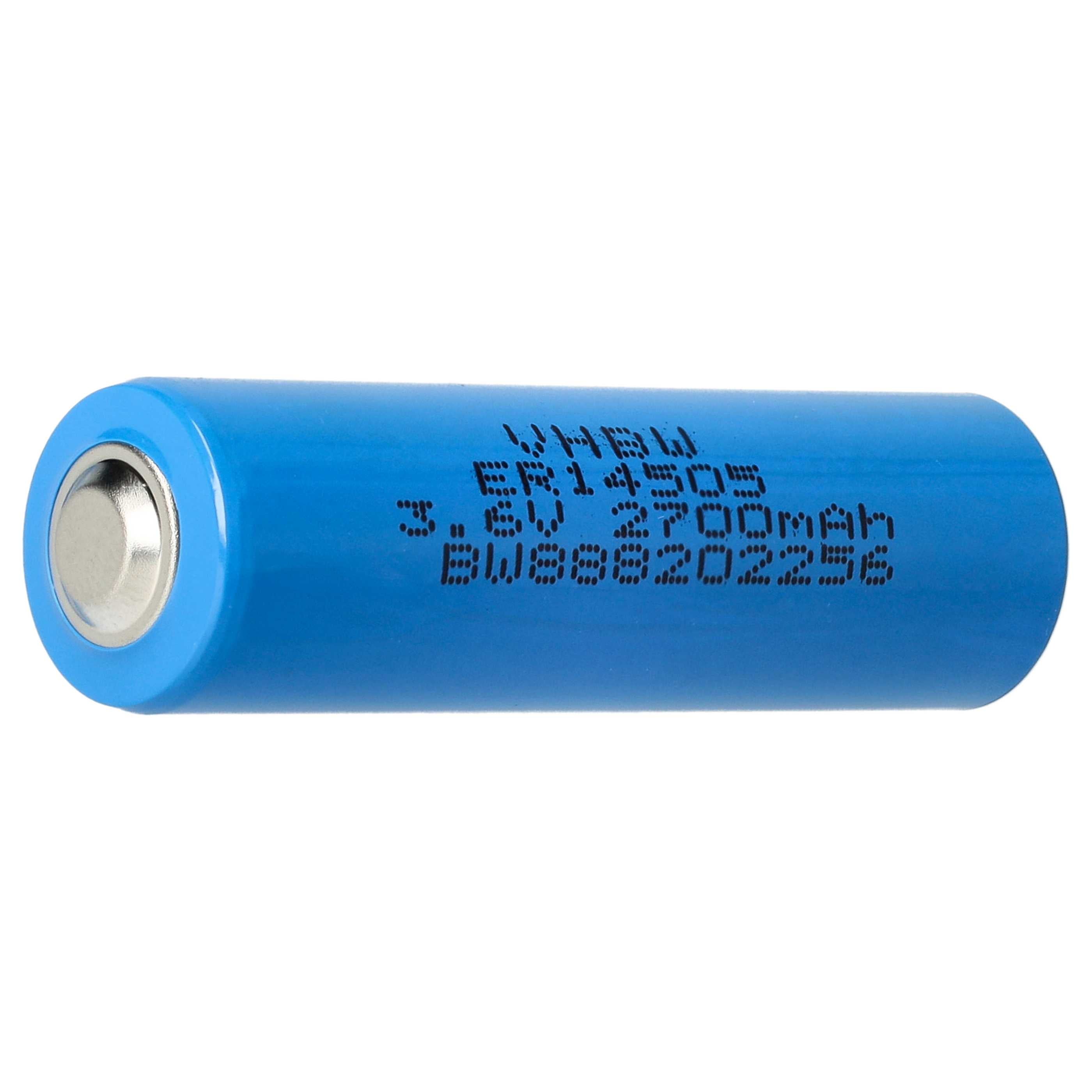 Vhbw Pile au lithium ER14250 - Pile spéciale (2700mAh, 3,6V, Li-SOCl2 ...