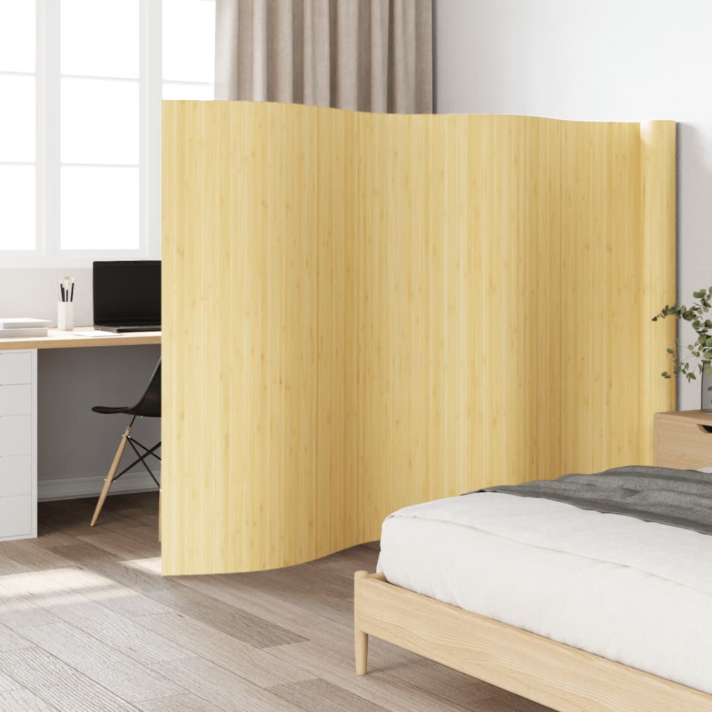 Cloison de séparation naturel clair 165x800 cm bambou | Leroy Merlin