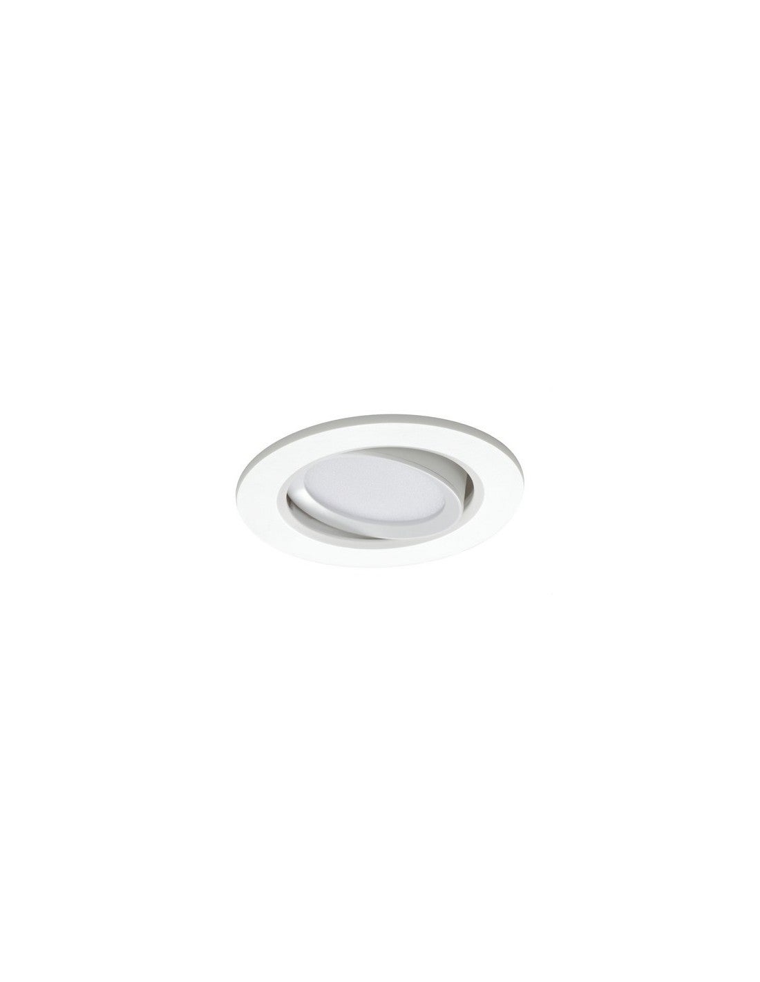 Downlight LED SMD inclinable rond (7W 3000K 430lm) IP20 Ø8,7x4,7cm ...
