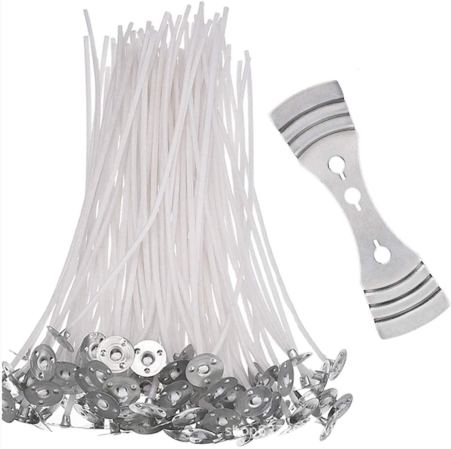 Kit para hacer velas, 100 mechas de vela preenceradas (12 cm) con 1 ...