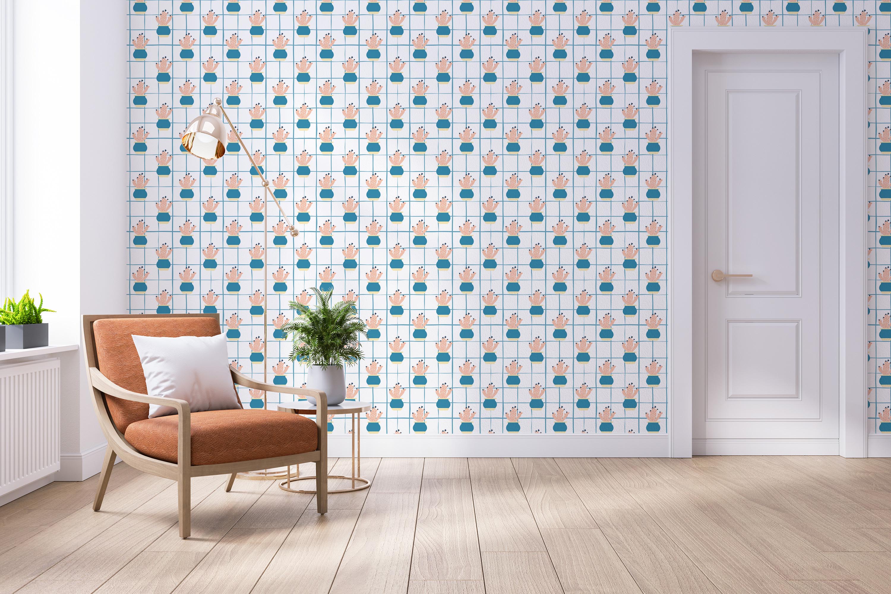 Succulent Wallpaper | Leroy Merlin