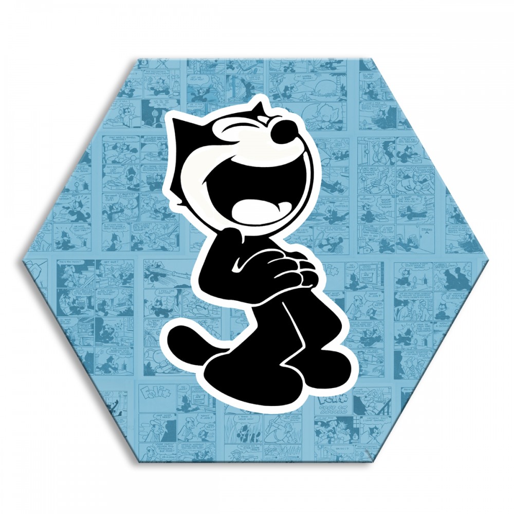 FELIX LE CHAT - Toile Hexagonale - Tableau Imprimé Sur Toile Et Monté ...