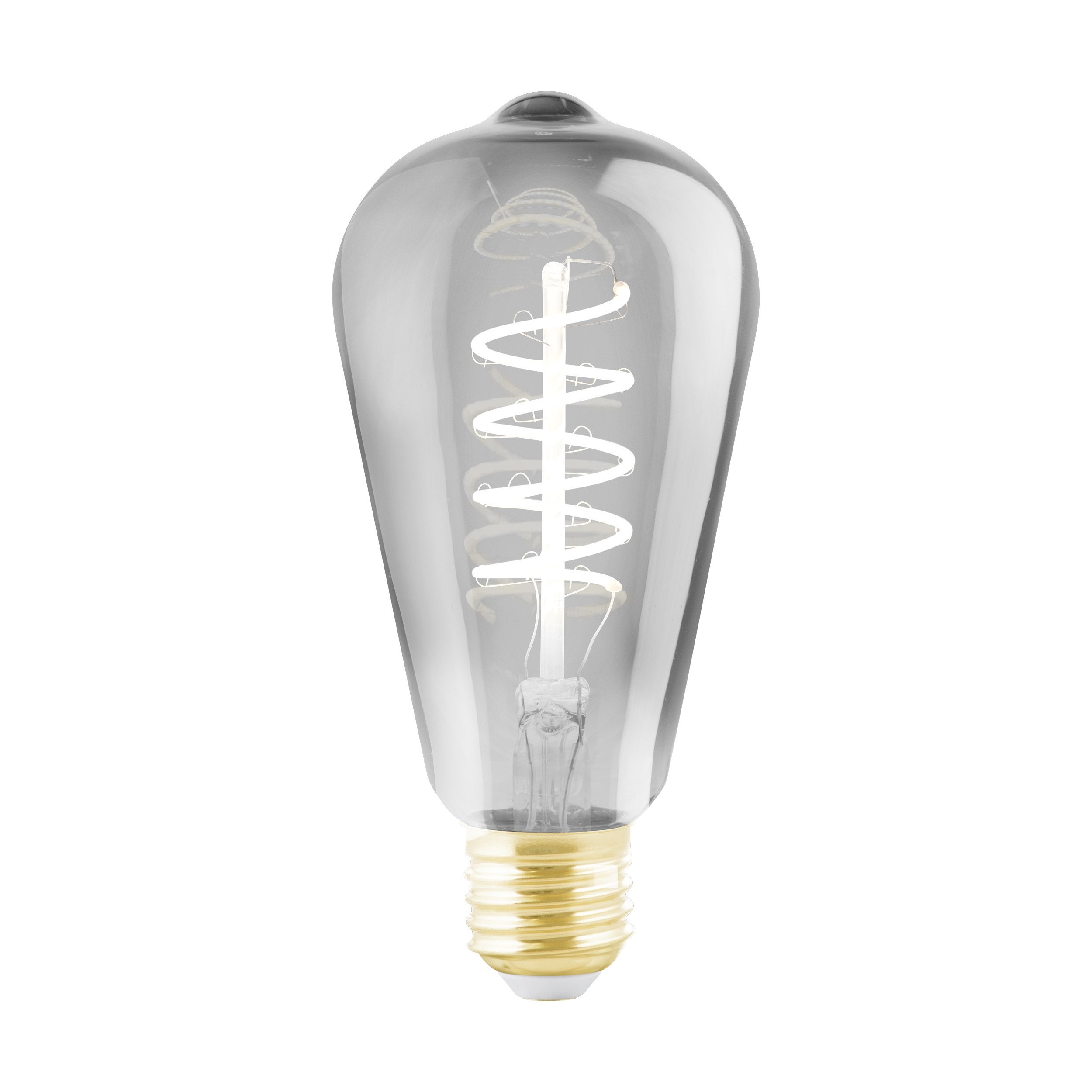 Ampoule EGLO LED E27 1X4W verre vaporisé noir transparent | Leroy Merlin