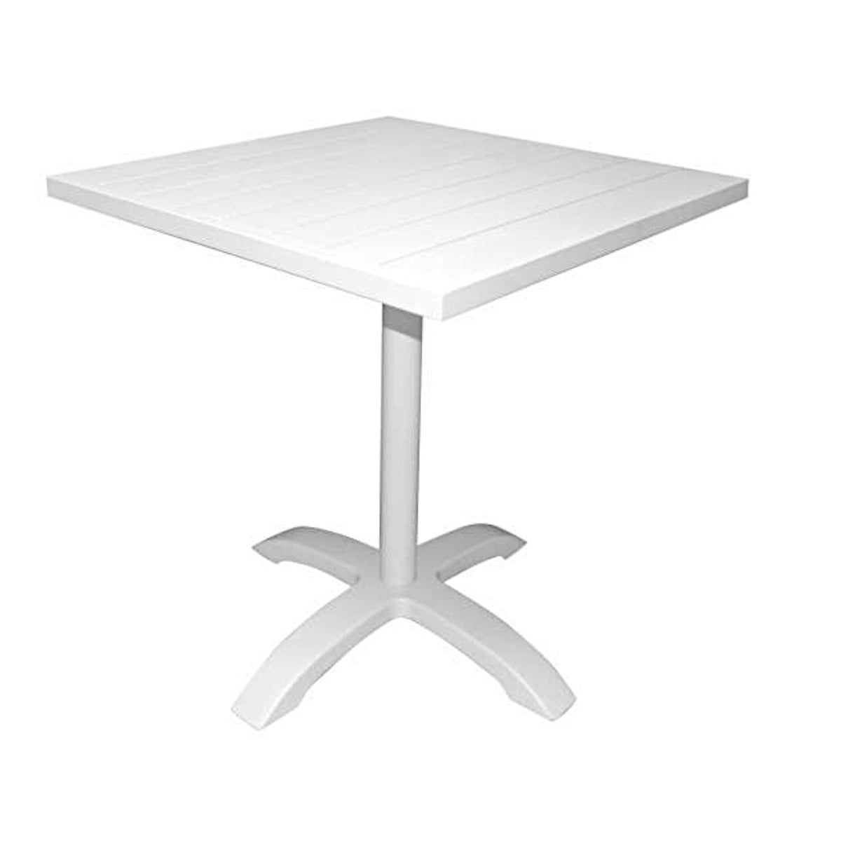 Table Calipso Contract 70x70 cm Blanc | Leroy Merlin