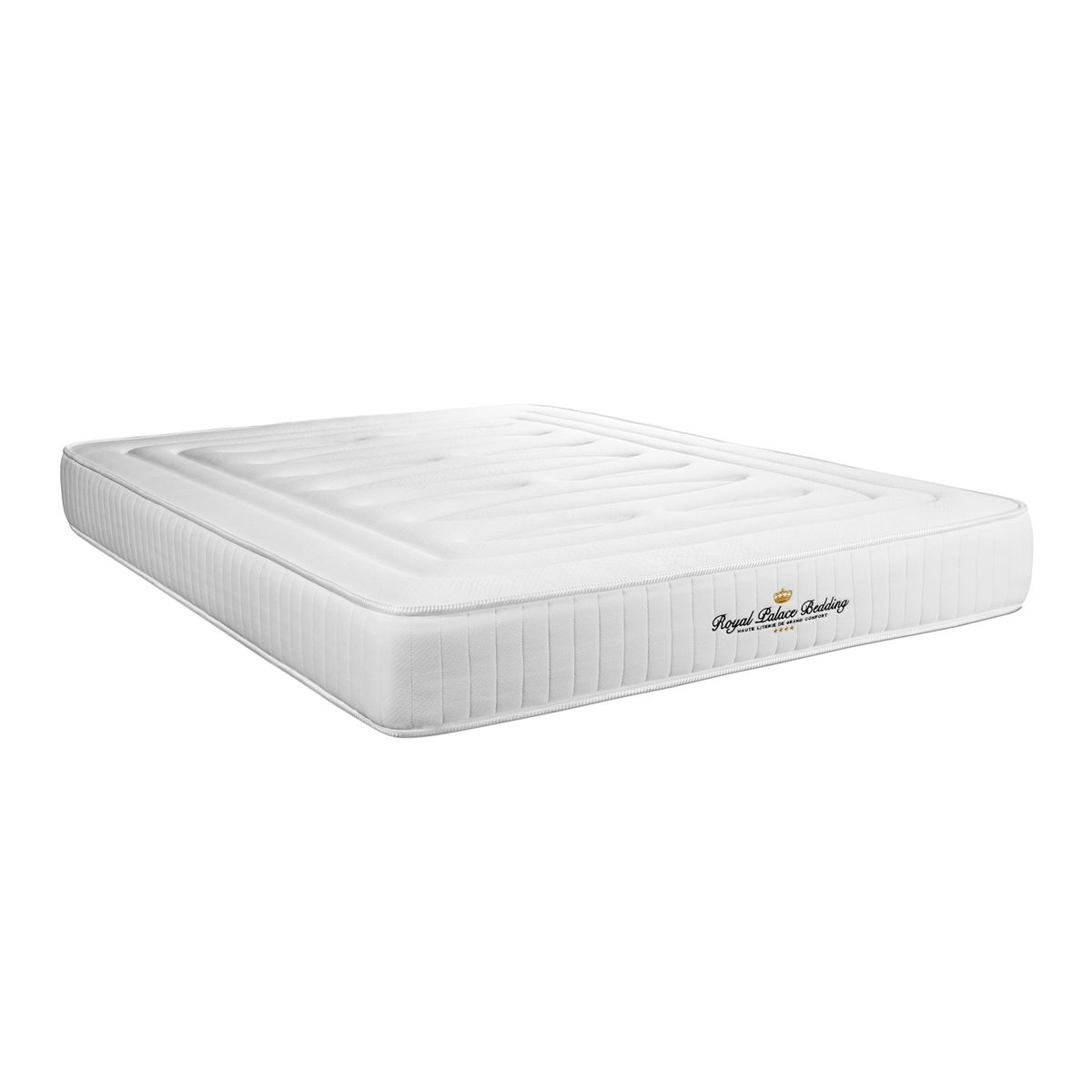 Matelas 180 x 200 cm Lancaster - Ressorts ensachés et mémoire de forme - Ep. 22 cm - Ferme - 3 ...