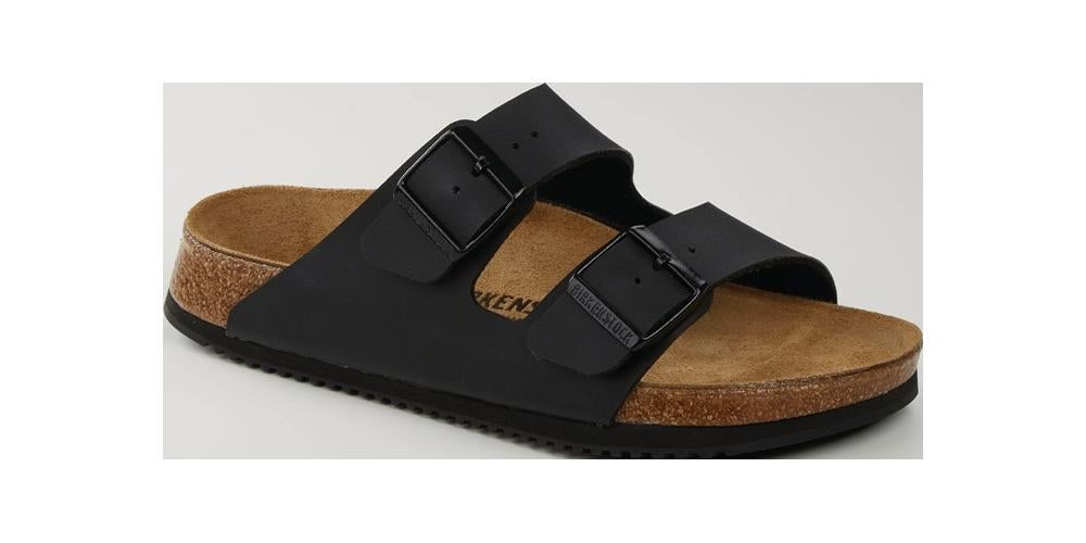 BIRKENSTOCK Sandale Arizona PROF pointure 43 noire Birko Flor DIN EN ...