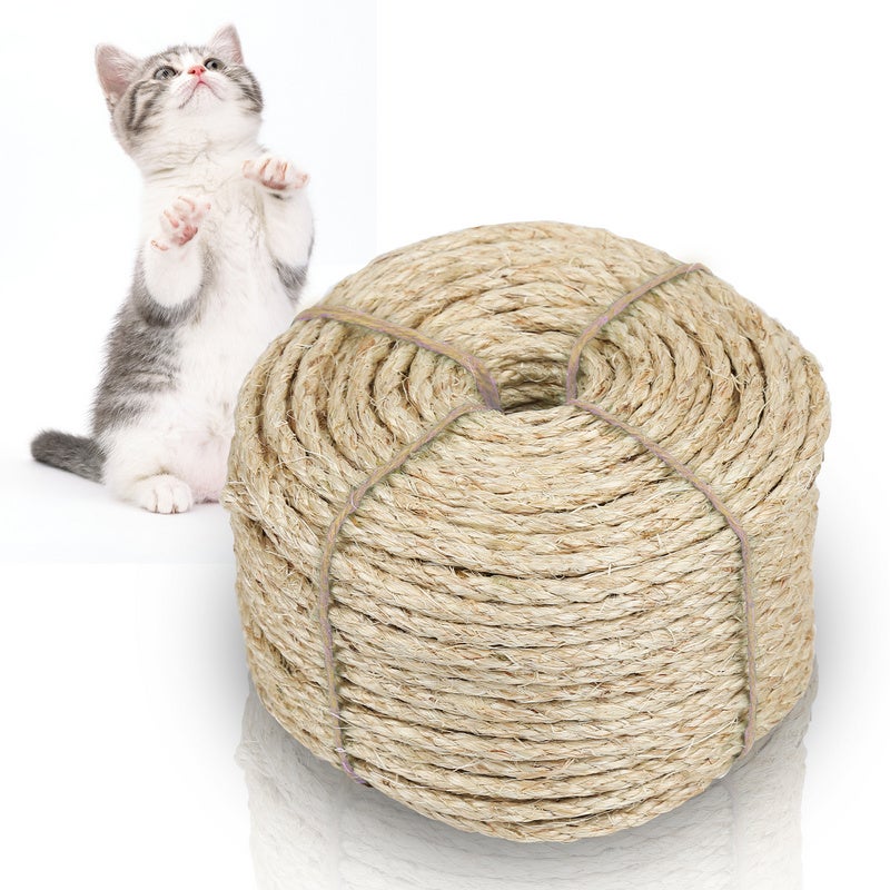 Corde en sisal naturel Ficelle Arbre à chat Jouet pour chat Longueurs ...