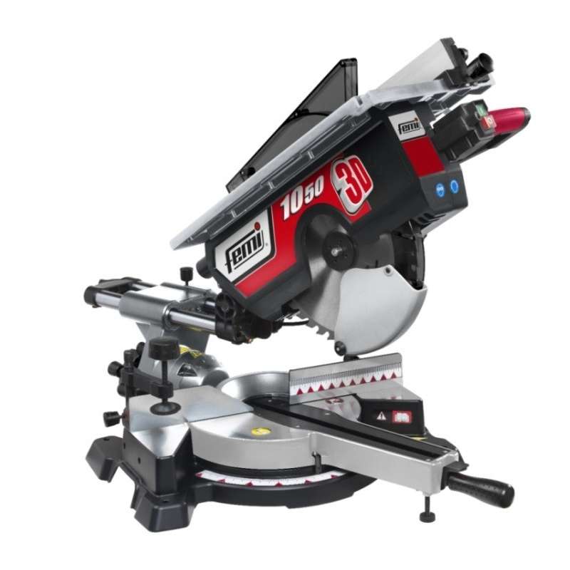 Scie à onglet Radiale 1800W avec table supérieure FEMI 1050 3D | Leroy ...