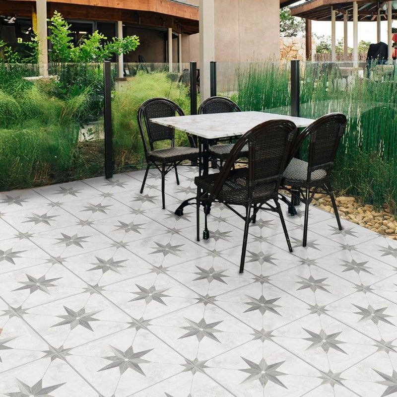 Carrelage Sol Mat CERTECA ESTRELA Hydraulique Effet Carreaux de Ciment ...