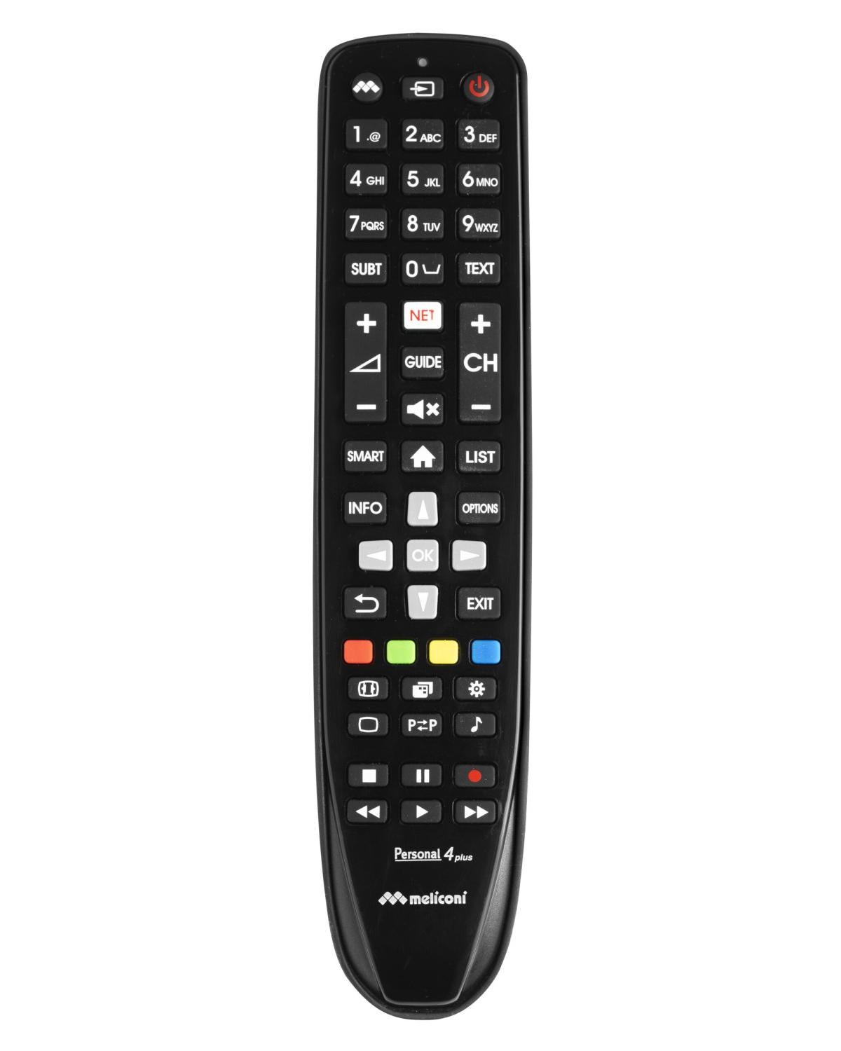 Meliconi Gumbody Personal 4 plus télécommande IR Wireless TV Appuyez ...