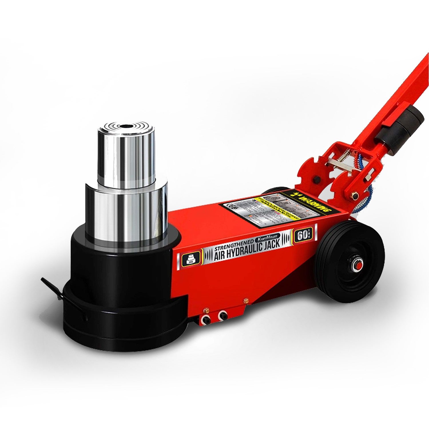 Cric hydropneumatique Kraft Muller, capacité 60T pour levage de camions ...