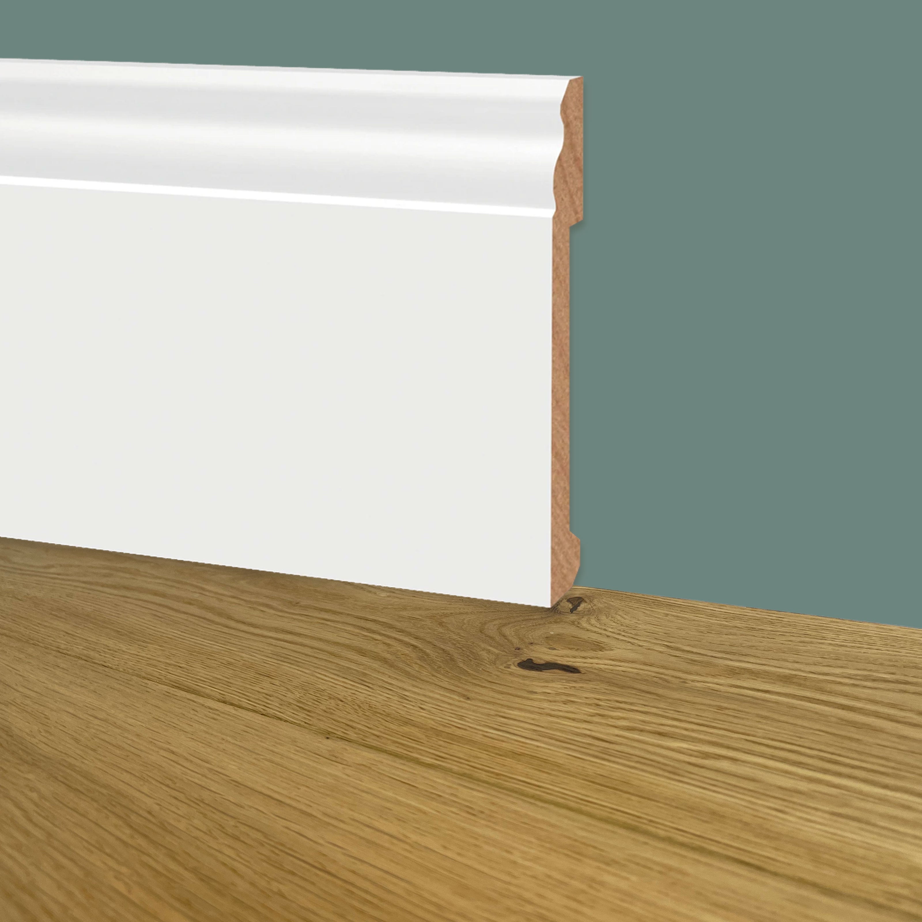 Rodapié DUCALE GIGANT POLYMER EqualWood HI-TEC 200x14 - BLANCO 1 pieza ...