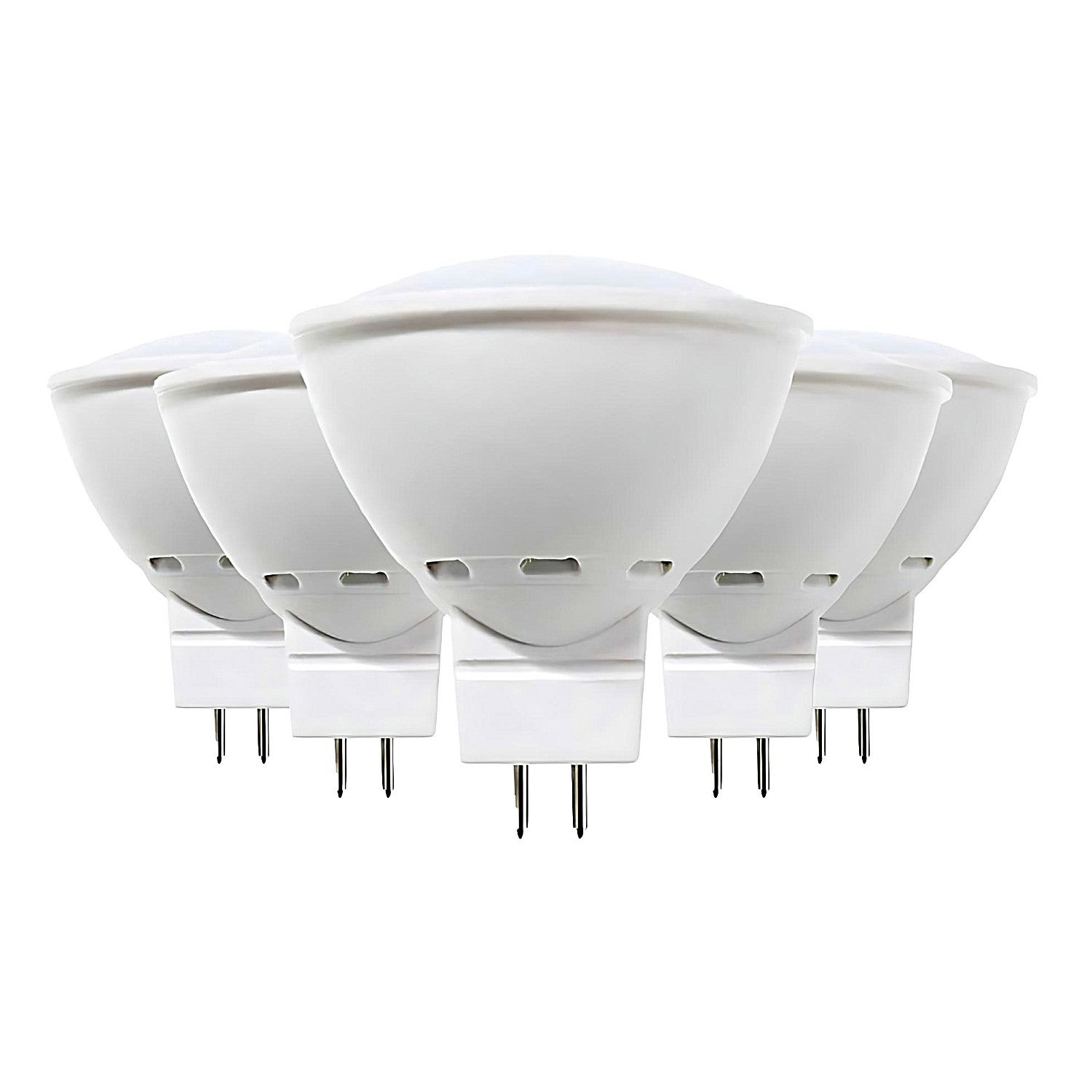 Pack 5 Ampoules Spot LED GU5.3 6W Equi.50W 540lm 3000K 15000H Primer ...