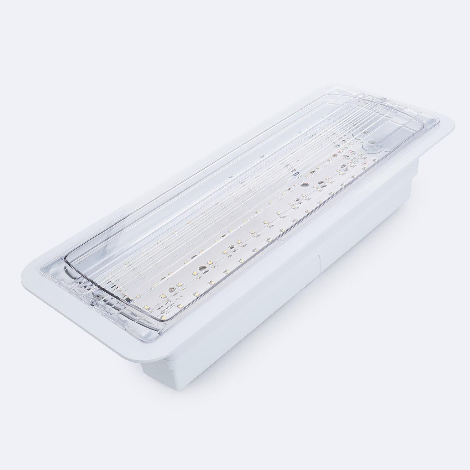 Ledkia Luz Emergencia LED Empotrable 160lm Permanente/No Permanente ...