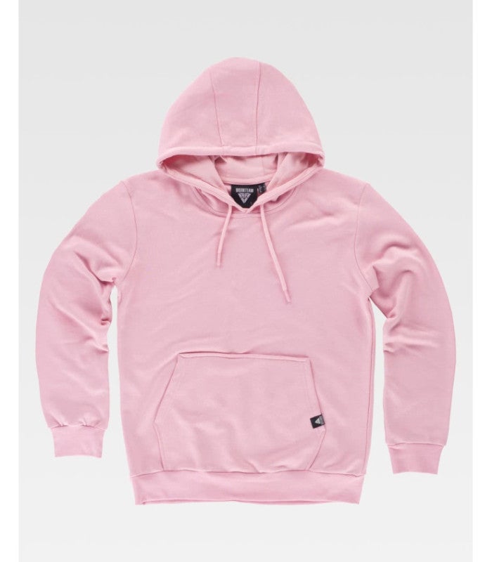 Sudadera básica con capucha y cordón ajustable. Cubrecosturas en el ...