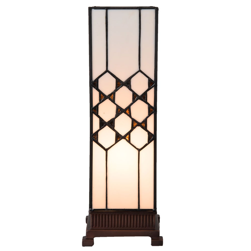 CLAYRE & EEF Lampe de table Tiffany 12x12x36 cm E14/max 1x25W | Leroy ...