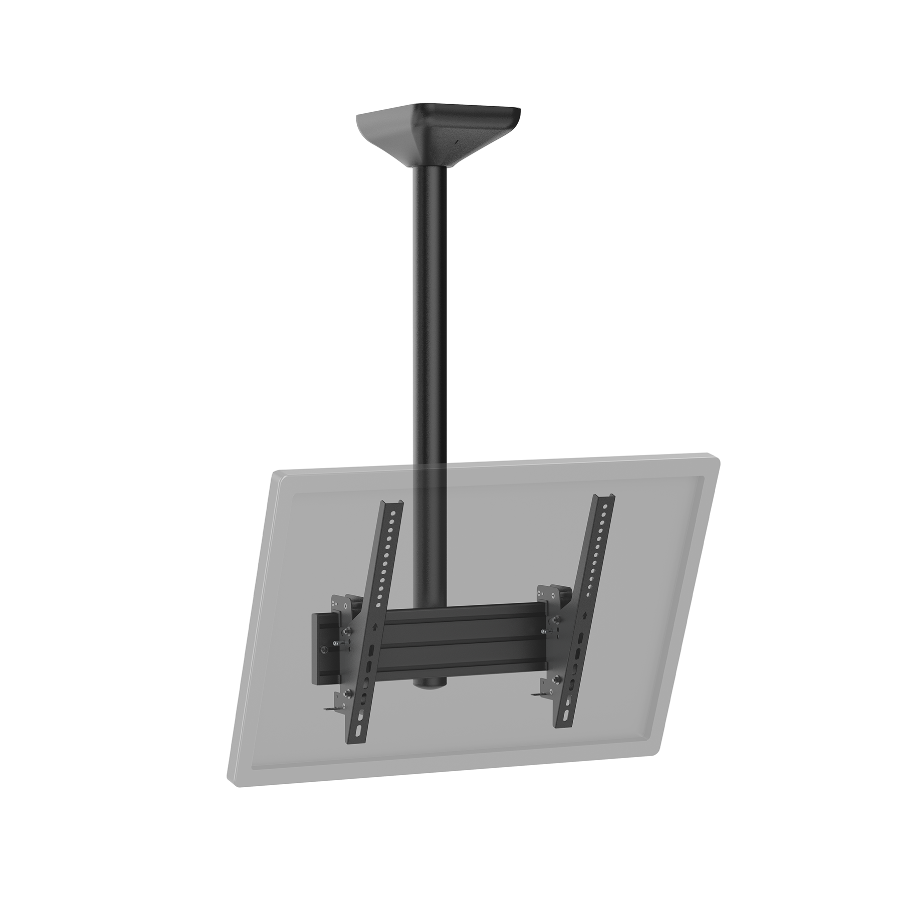 KIMEX - Support TV plafond inclinable 1 écran portrait 43''- 75 ...