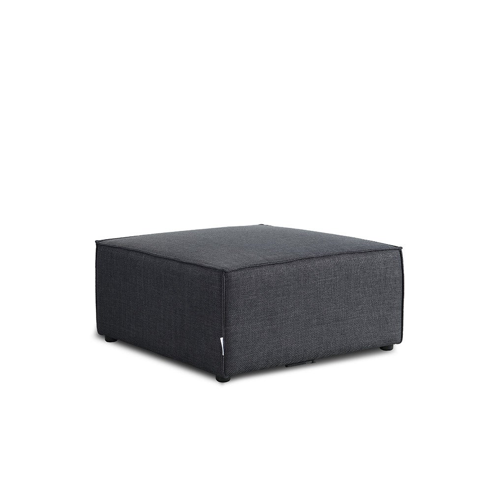 Tabouret canapé modulable HOME DELUXE VERONA - 87 x 87 cm anthracite ...