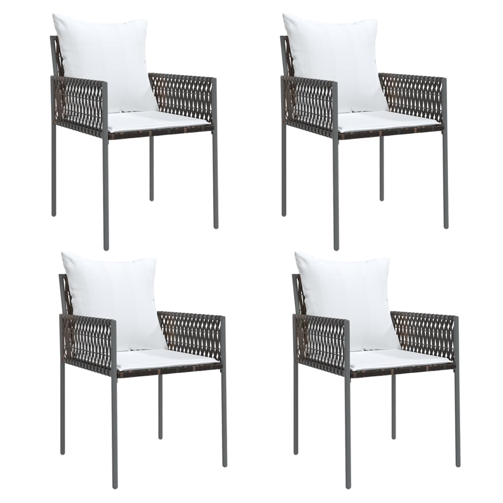 Lot de 4 Chaises de jardin | Siège de Terrasse | Chaise d'extérieur et ...