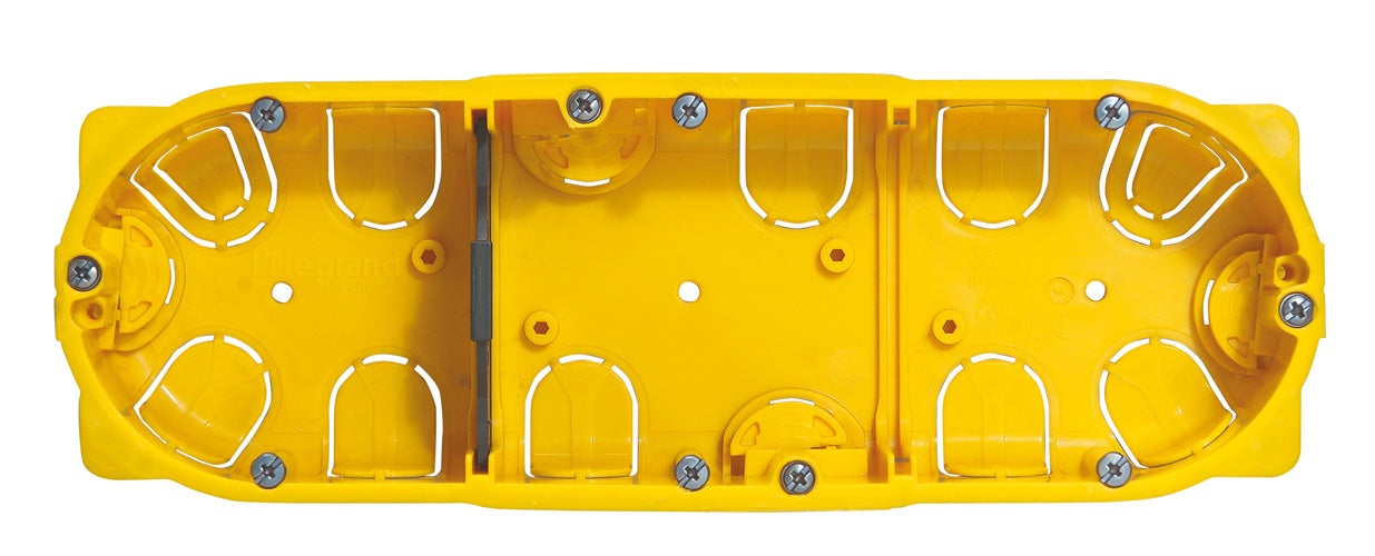 LEGRAND Boite multipostes batibox cloison sèche 3 postes 6/8 modules ...